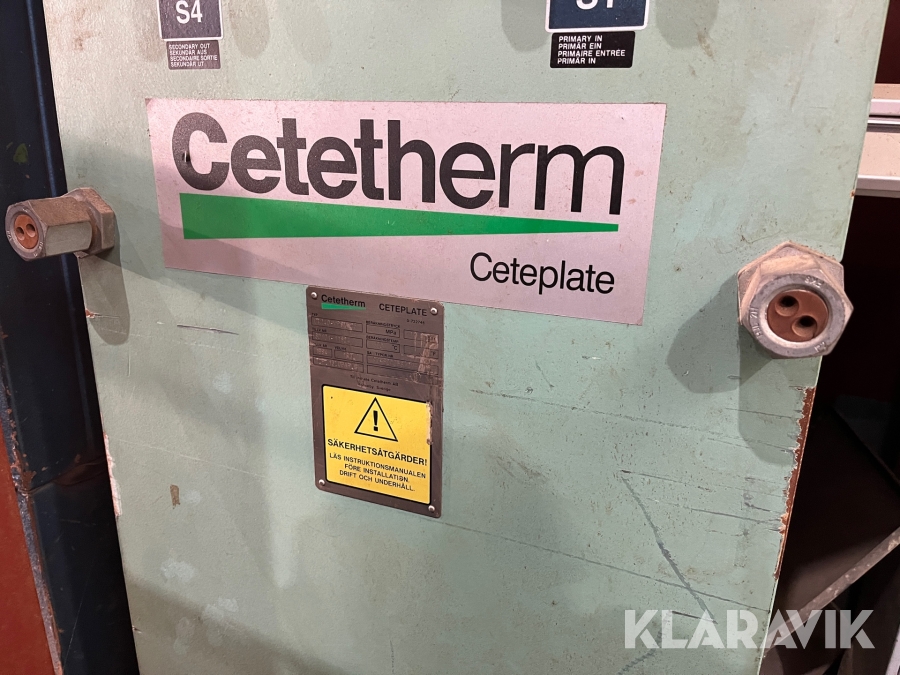 Plattvärmeväxlare Cetetherm CT240, Huddinge, Klaravik auktio