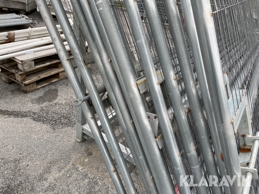 Fordonsgrind till byggstaket