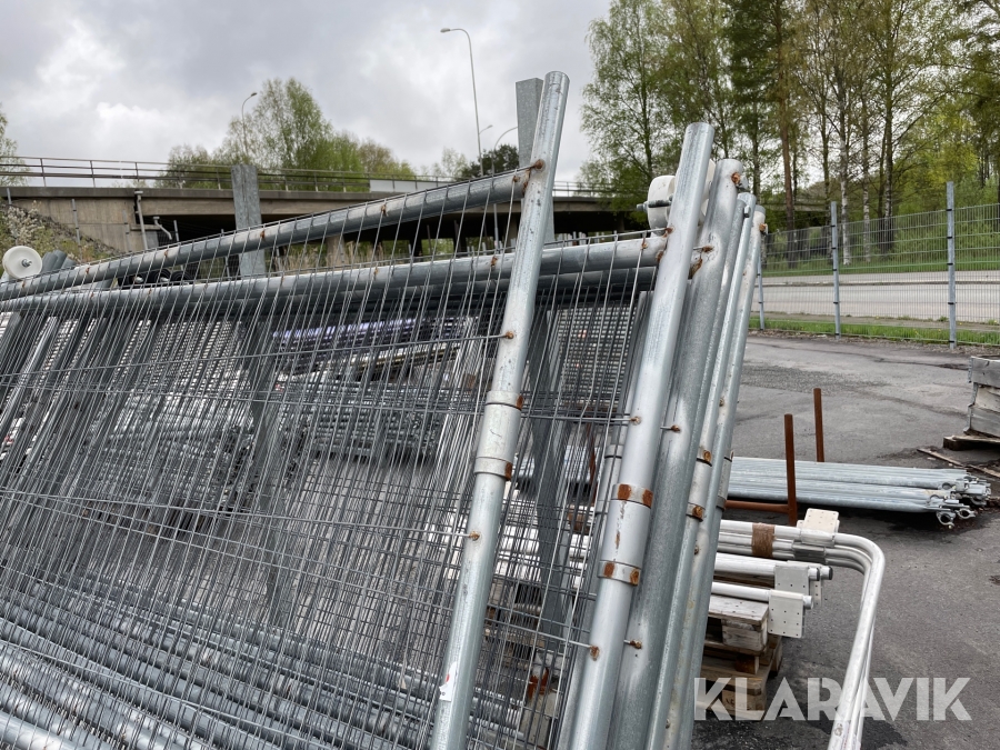 Fordonsgrind till byggstaket