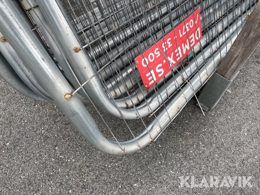 Fordonsgrind till byggstaket