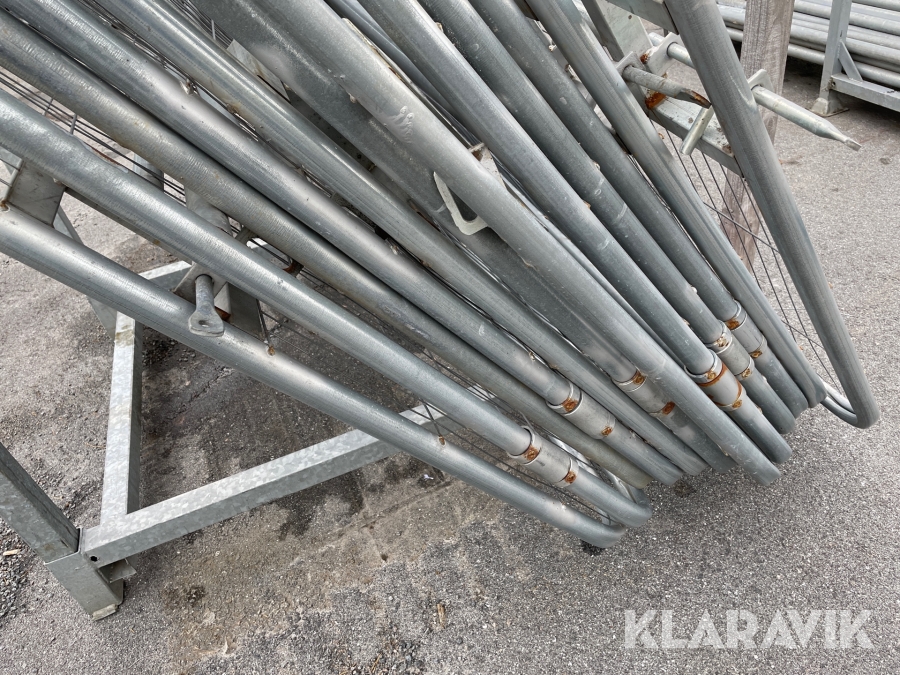 Fordonsgrind till byggstaket