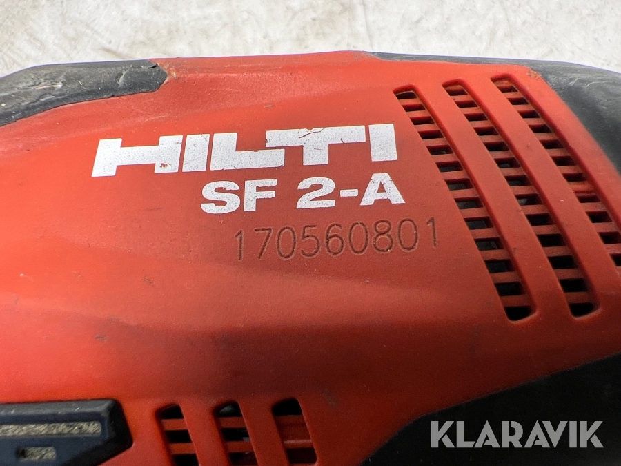 Borrskruvdragare Hilti SF 2-A, Svalöv, Klaravik auktioner