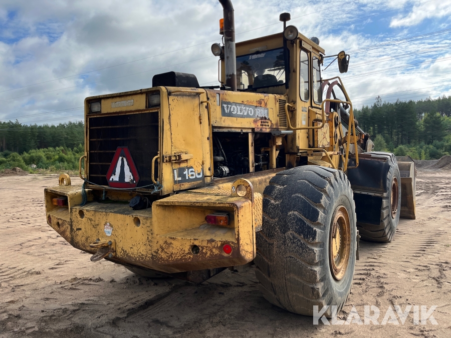 Hjullastare Volvo BM L160, Tranås, Klaravik auktioner
