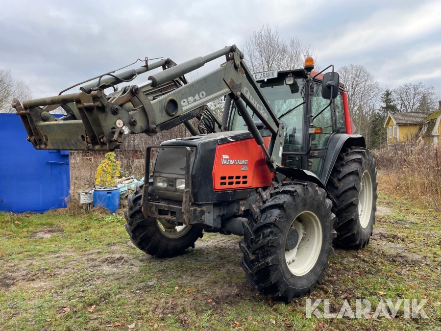 Traktor Valtra Valmet 6200, Karlskrona, Klaravik auktioner