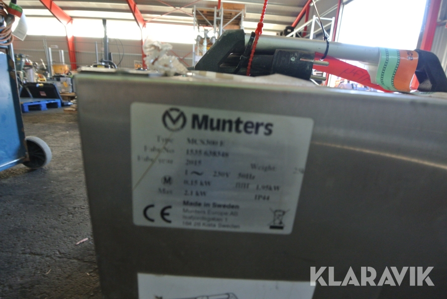Avfuktare Munters MCS300, Jönköping, Klaravik auktioner