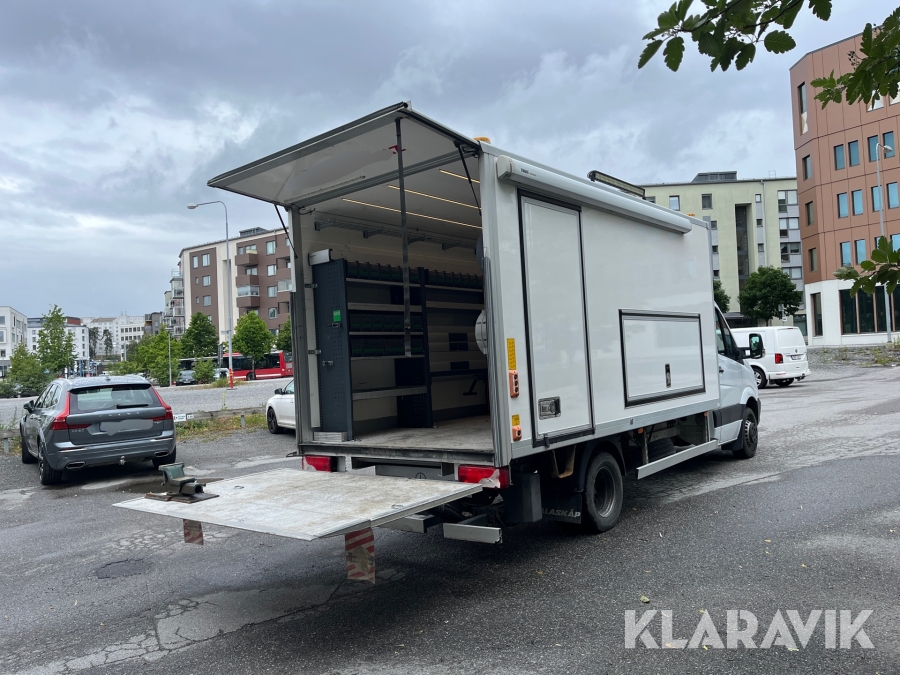 Verkstadsbil arbetsbil Mercedes-Benz Sprinter, Uppsala, Klar