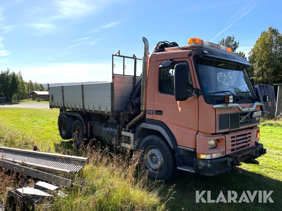 Tippbil Volvo FM7 6X2, Härjedalen, Klaravik auktioner