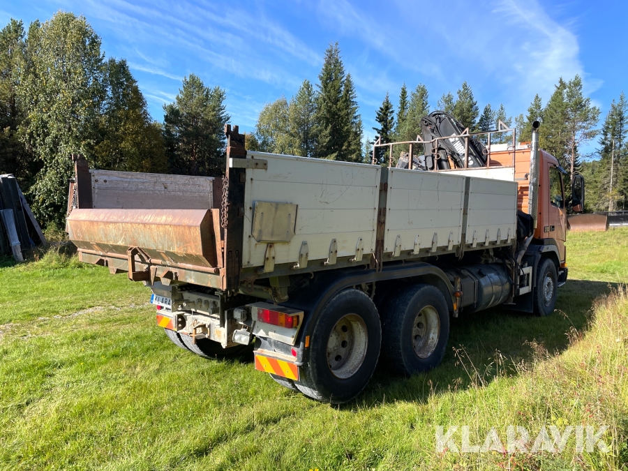 Tippbil Volvo FM7 6X2, Härjedalen, Klaravik auktioner
