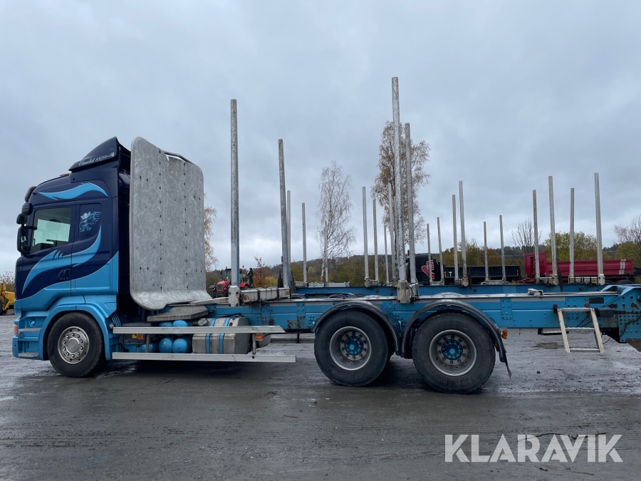 Timmerbil Scania R490, Mark, Klaravik auktioner