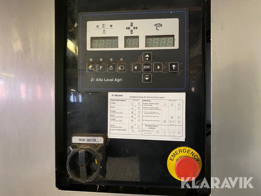 Fodervagn Alfa Laval Alpro feedmaster 460 S, Laholm, Klaravi