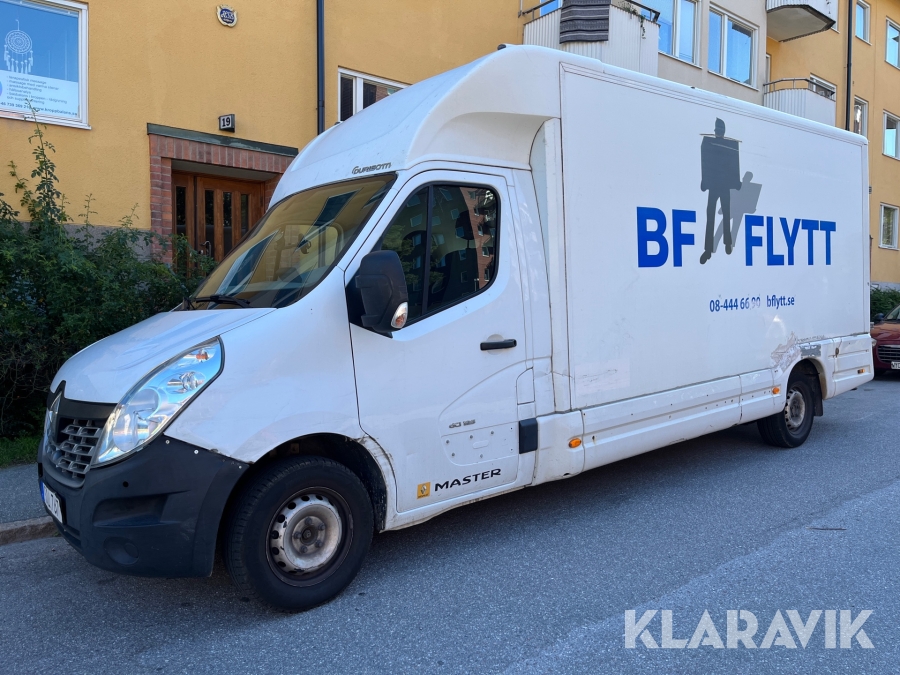 Flyttbil Renault Master , Stockholm, Klaravik auktioner