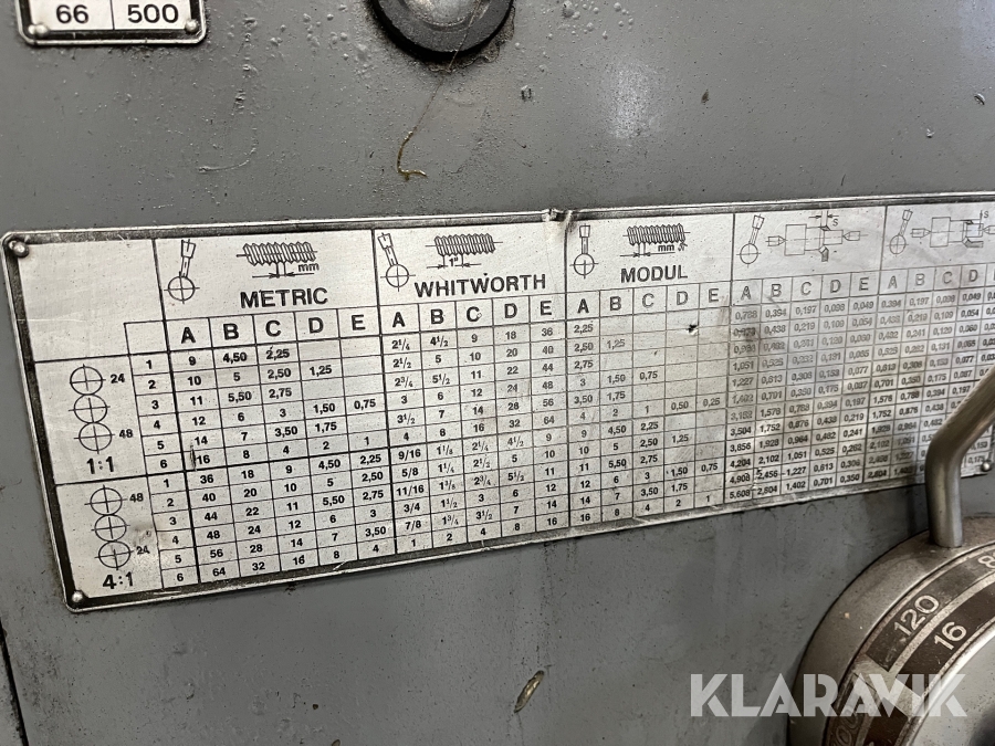 Svarv Potisje PA45, Hallstahammar, Klaravik auktioner