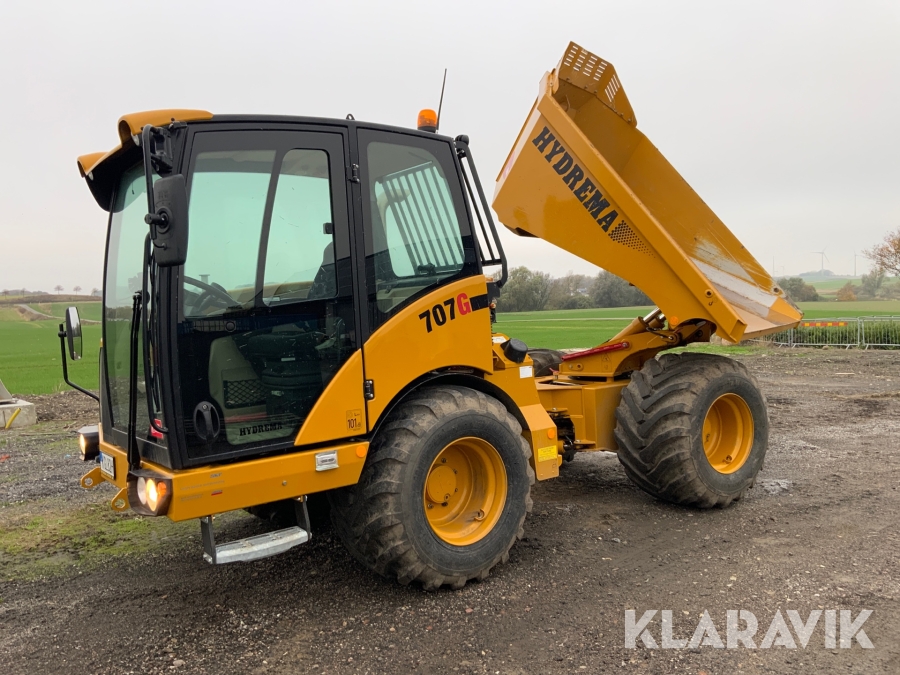 Dumper Hydrema 707G, Ystad, Klaravik auktioner