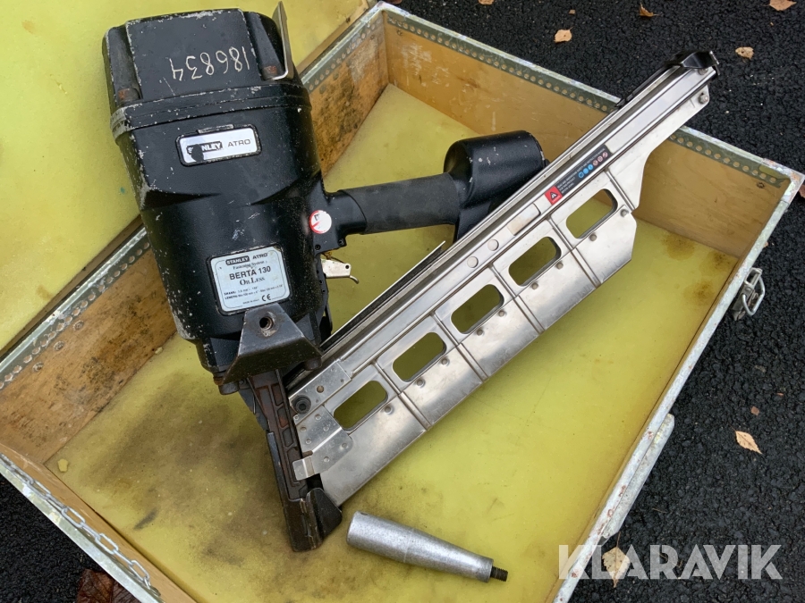 Spik- & Bultpistol Stanley Berta 130, Borås, Klaravik auktio