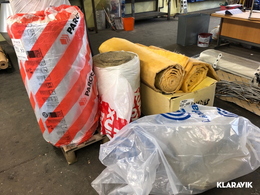 Klaravik Auktioner | Diverse isolerings material
