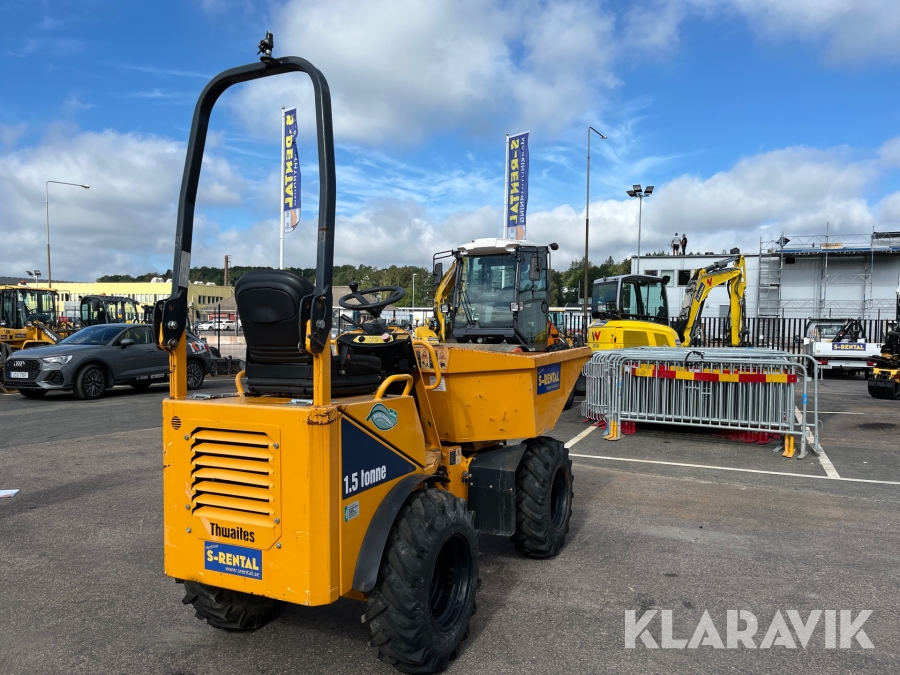 Dumper Thwaites 1,5 ton, Göteborg, Klaravik auktioner