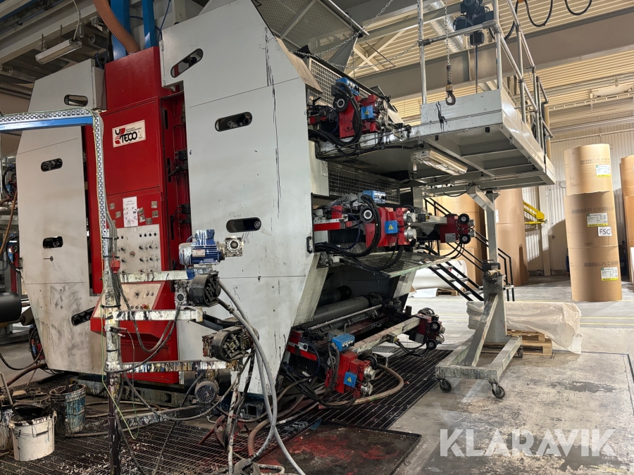 Kombinerad bestrykningsmaskin & tryckpress Uteco Jade 815 1M