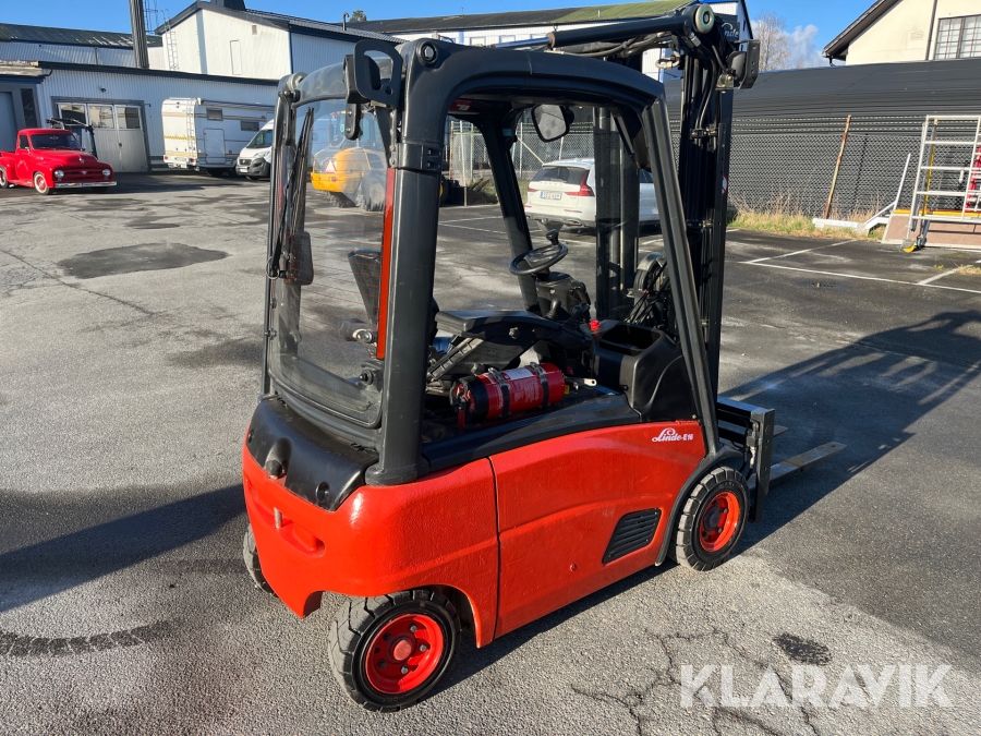 Truck Linde E16, Jönköping, Klaravik auktioner