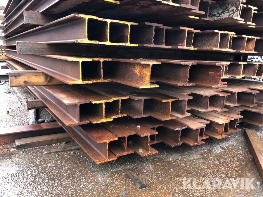 Klaravik Auktioner | Stålbalk HE120B 20 st Längd 5,0-5,4m