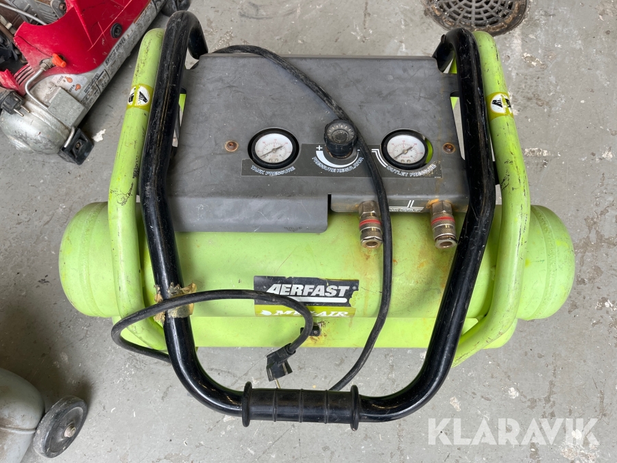 Kompressor Aerfast Mec Air, Stockholm, Klaravik auktioner