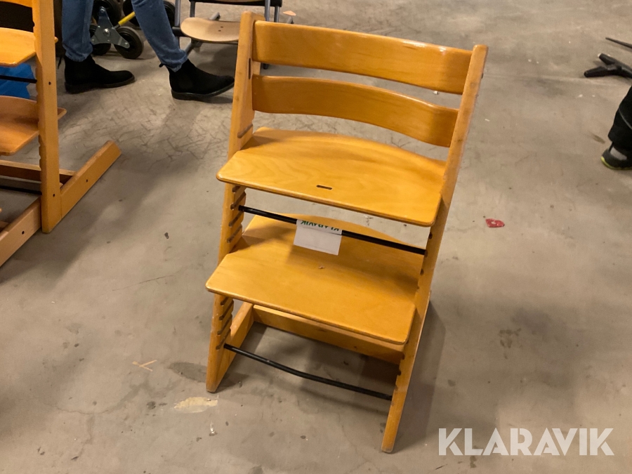 Barnstol Stokke Tripp Trapp, Kristinehamn, Klaravik auktione