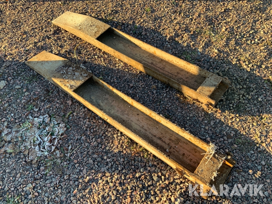 Förlängnings gafflar 1,5 meter, Katrineholm, Klaravik auktio
