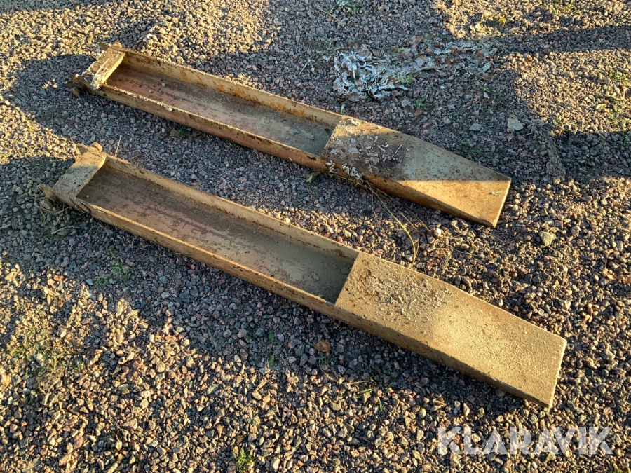 Förlängnings gafflar 1,5 meter, Katrineholm, Klaravik auktio