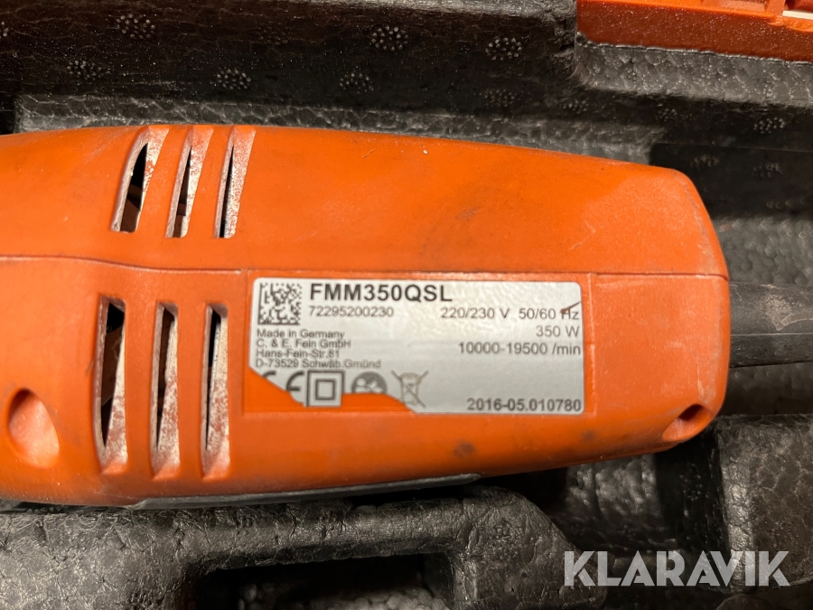 Multimaskin Fein Multimaster FMM350QSL, Stockholm, Klaravik