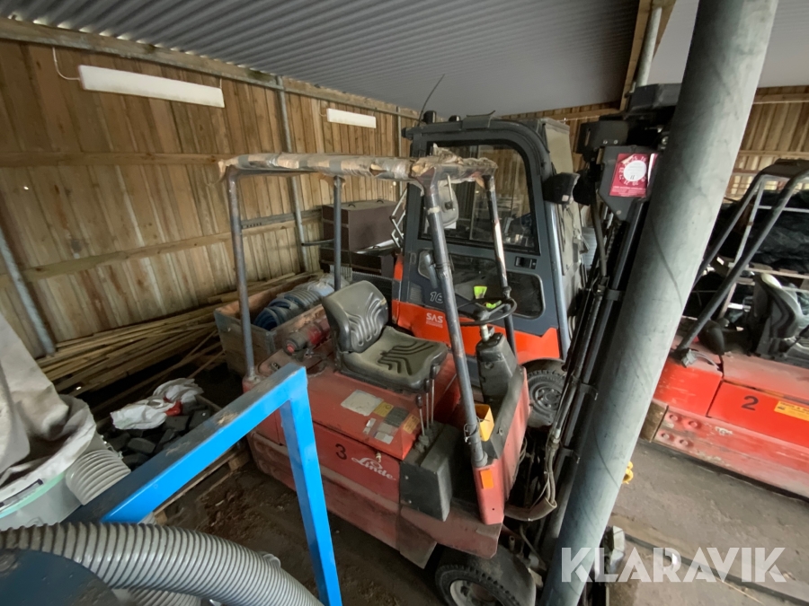 Truck Linde E16, Kalmar, Klaravik auktioner