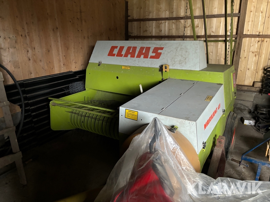 Hårdpress Claas Markant 41, Mörbylånga, Klaravik auktioner