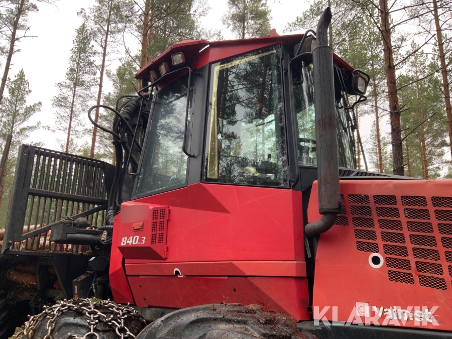 Skotare Valmet 840.3, Degerfors, Klaravik auktioner