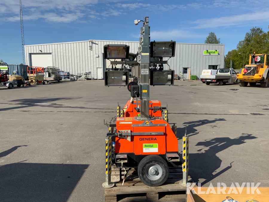 Belysningsmast Satema Generac Link Tower, Umeå, Klaravik auk