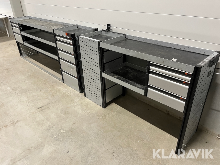 Bilinredning 2st Work System, Norrköping, Klaravik auktioner