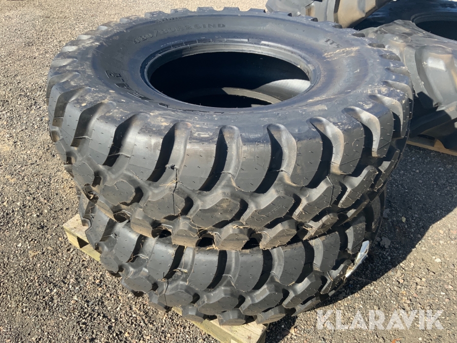 Klaravik Auktioner | Entreprenaddäck Good Year 480/80 R26 IND 2st