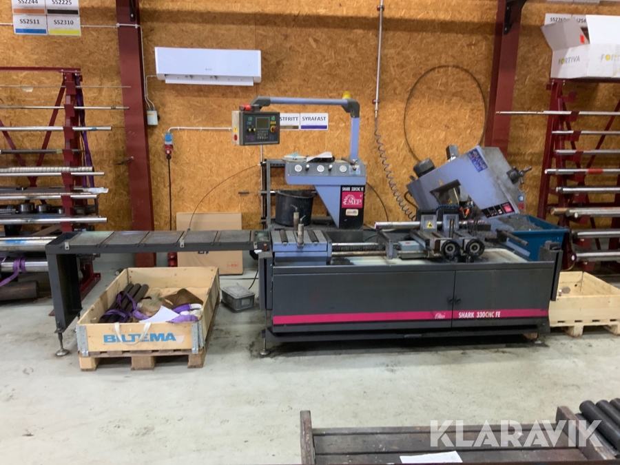 Automatisk bandsåg Mep Shark 330 CNC FE, Katrineholm, Klarav