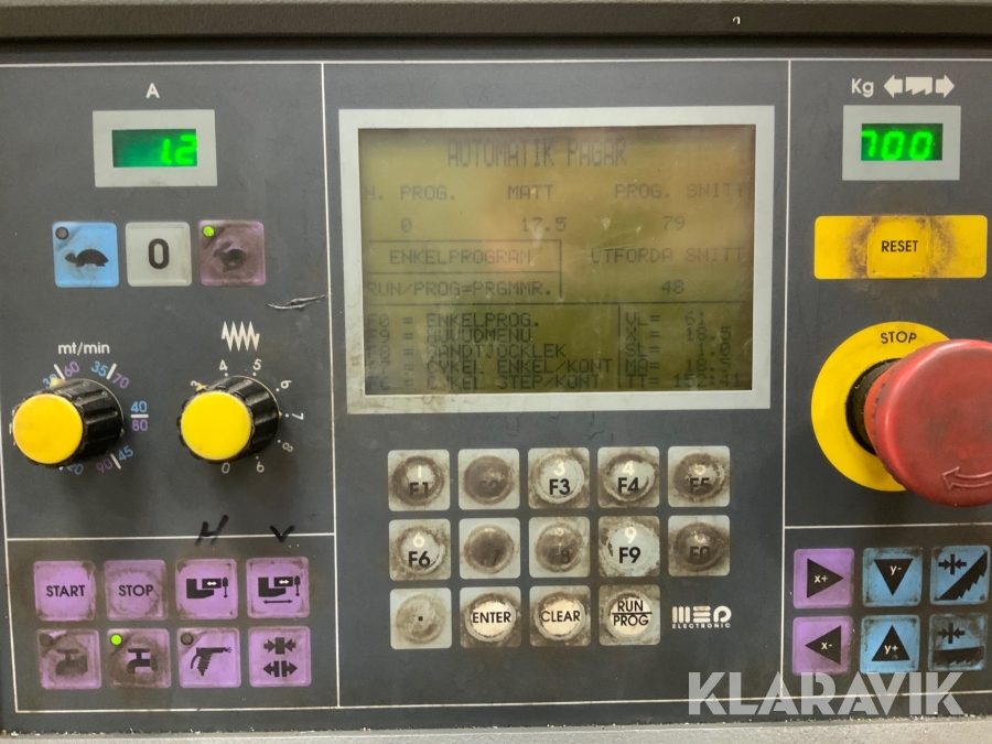 Automatisk bandsåg Mep Shark 330 CNC FE, Katrineholm, Klarav