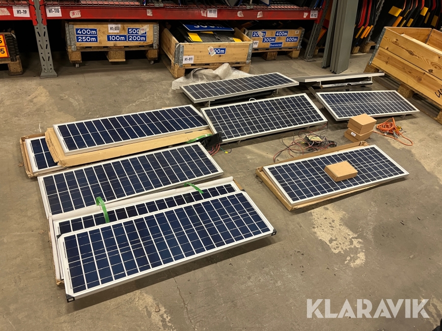 Solceller 10 st Sunnypower, Hallsberg, Klaravik auktioner