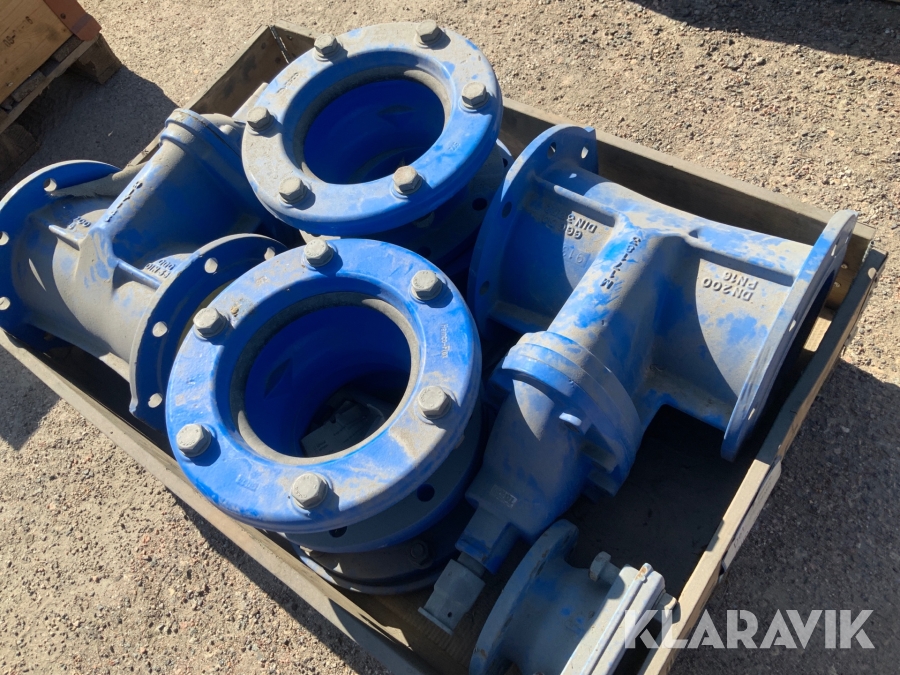 Slussventiler 2st Esco DN200, Katrineholm, Klaravik auktione
