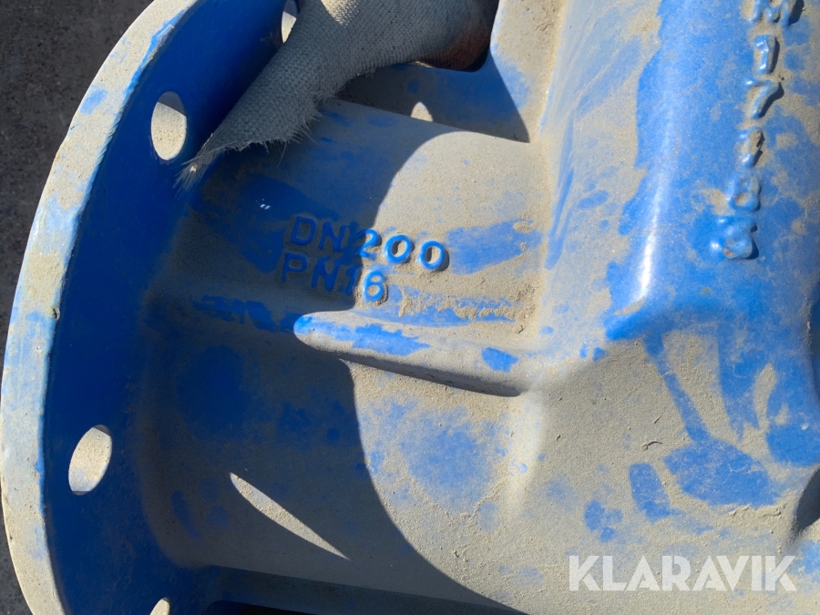 Slussventiler 2st Esco DN200, Katrineholm, Klaravik auktione
