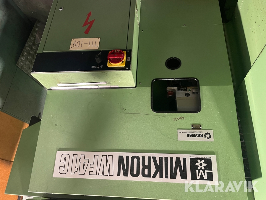 Fräs Mikron WF 410, Trollhättan, Klaravik auktioner