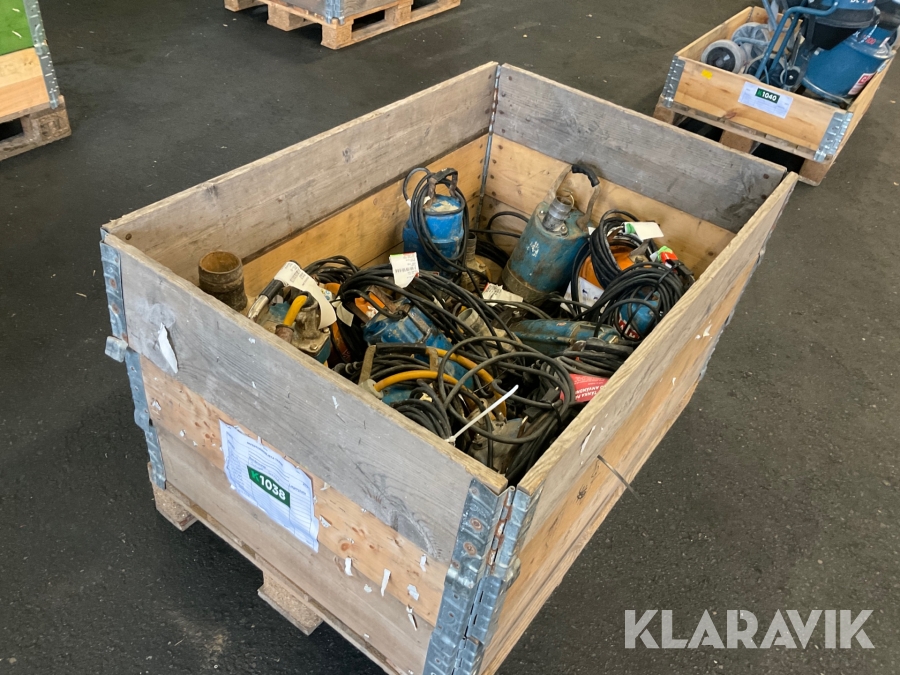 Pumpar Osorterade, Jönköping, Klaravik auktioner