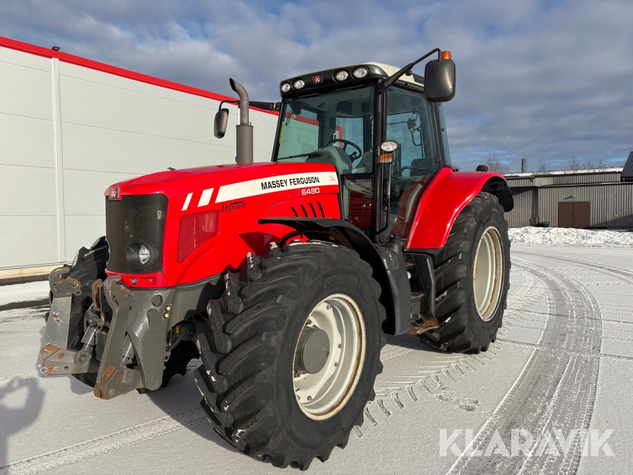 Traktor Massey Ferguson 6480, Säffle, Klaravik auktioner