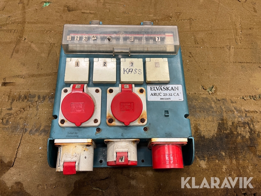 Elcentral Elväskan ARUC 25/32CA, Örkelljunga, Klaravik aukti