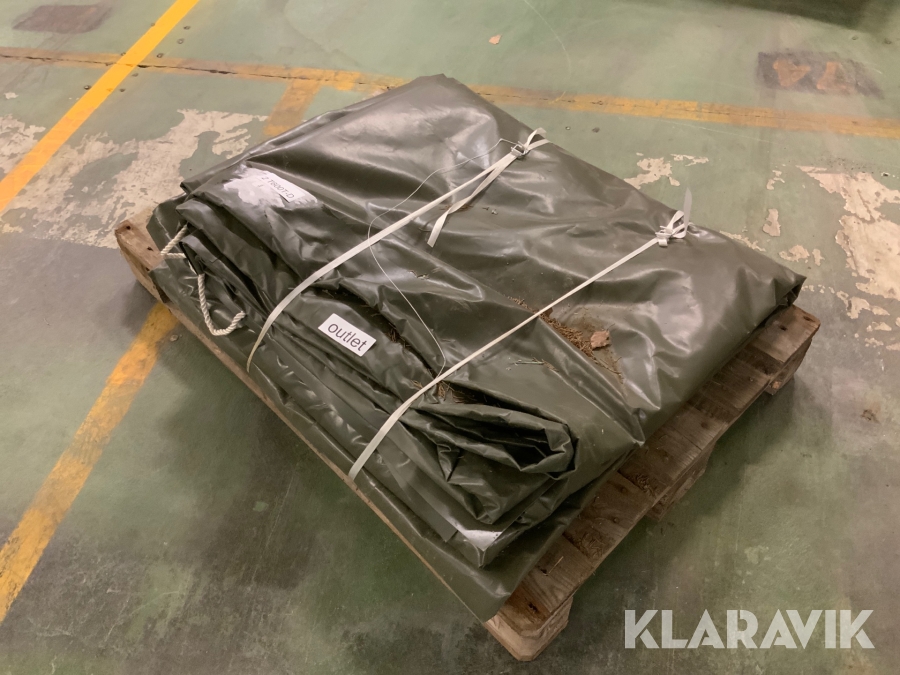 PVC duk 6x6m, Skara, Klaravik auktioner