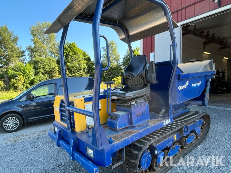 Dumper Canycom S25A, Norrtälje, Klaravik auktioner