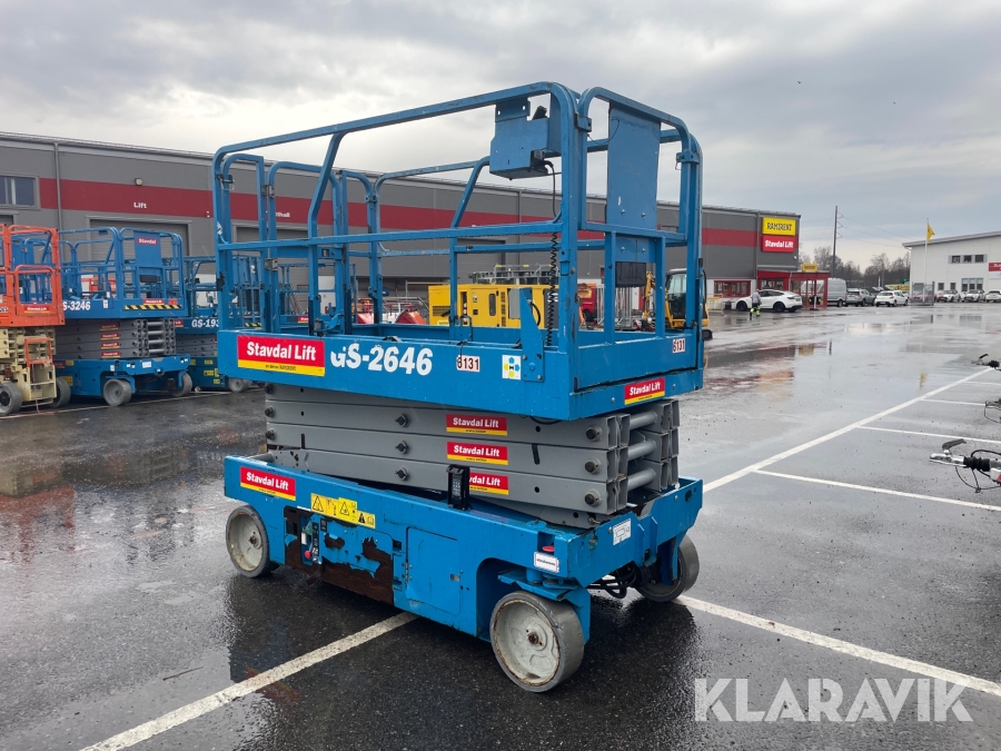 Saxlift Genie GS-2646, Karlstad, Klaravik auktioner
