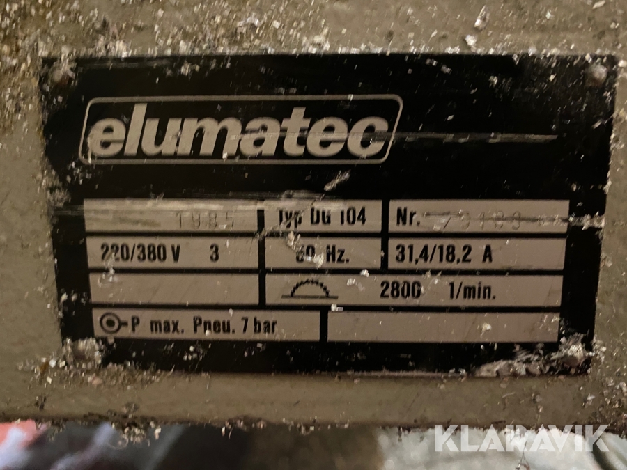 Aluminiumsåg Elumatec DG104