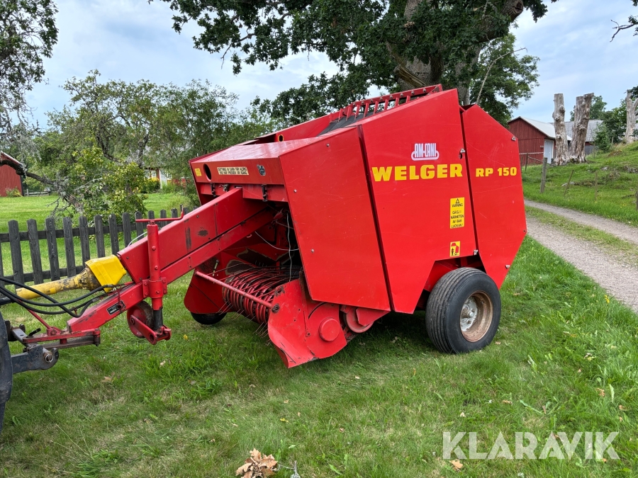 Balpress Welger RP 150, Nybro, Klaravik auktioner
