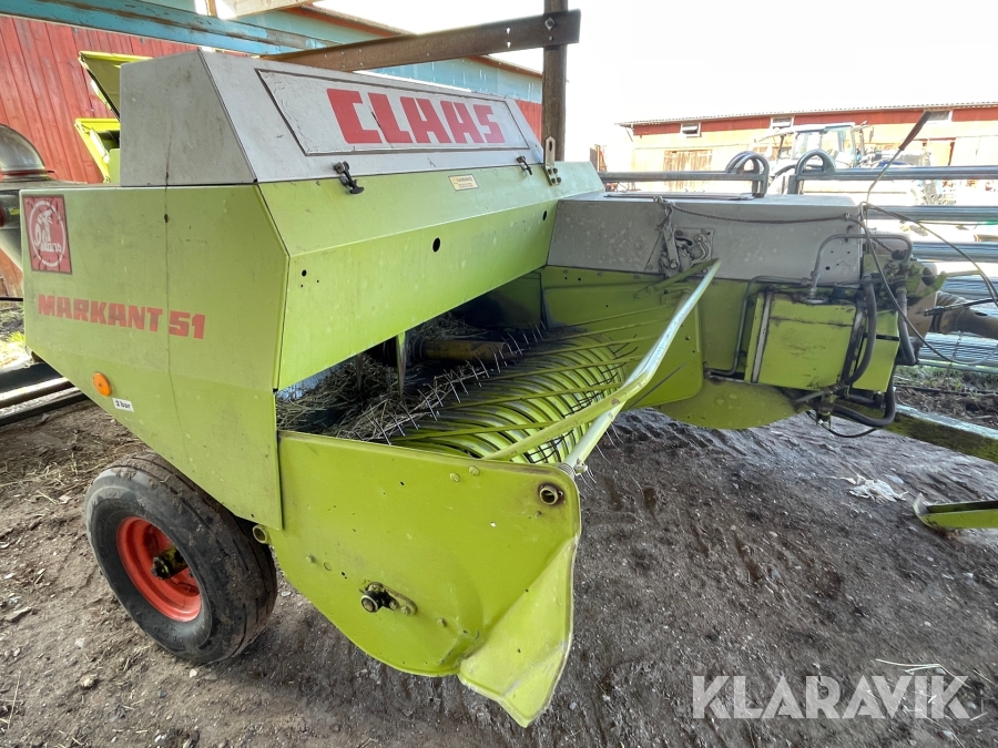 Balpress Claas Markant 51, Östhammar, Klaravik auktioner