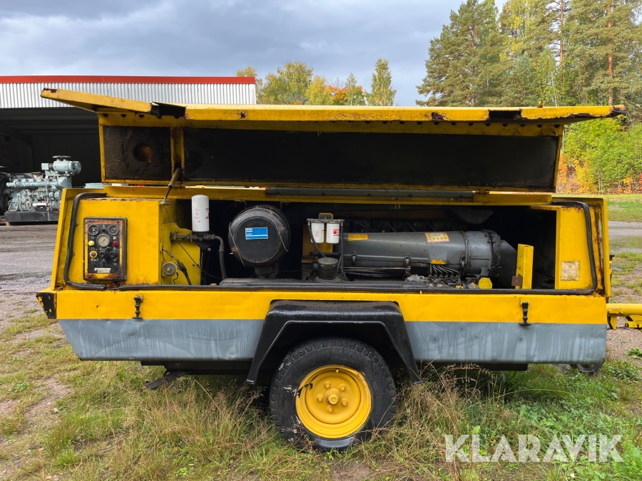 Kompressor Atlas Copco Xas 175, Fagersta, Klaravik auktioner